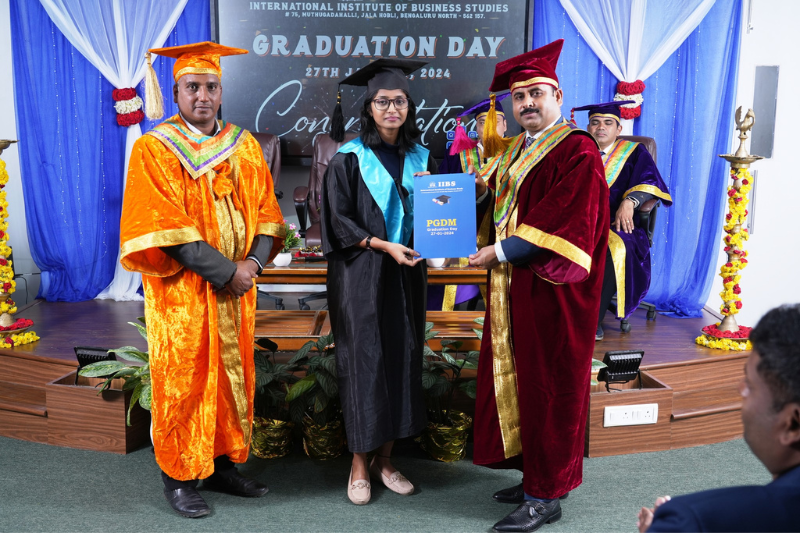 Graduation Day - Celebrating Student's growth at IIBS B-School